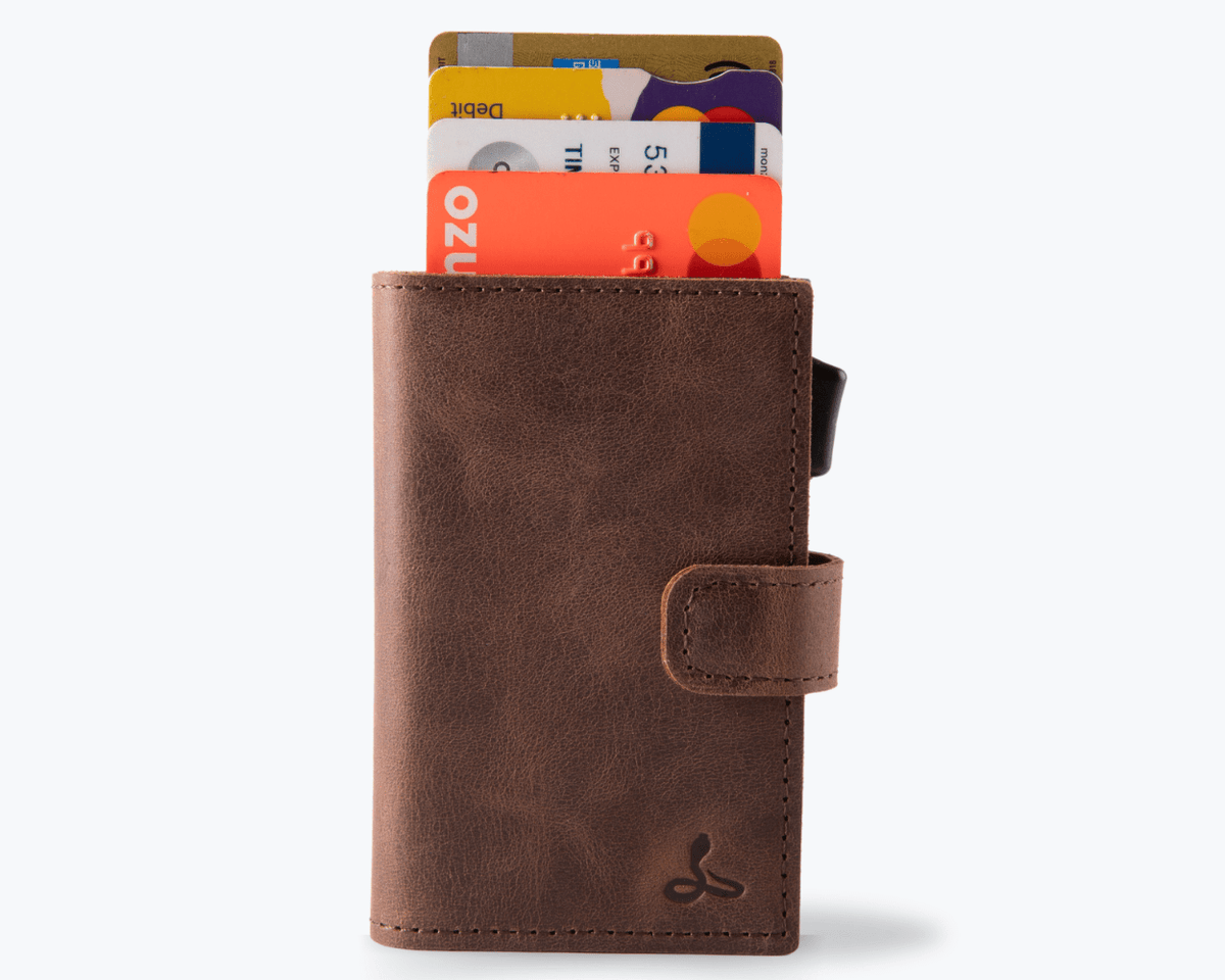Vintage Leather Smart RFID Wallet | Leather Accessories